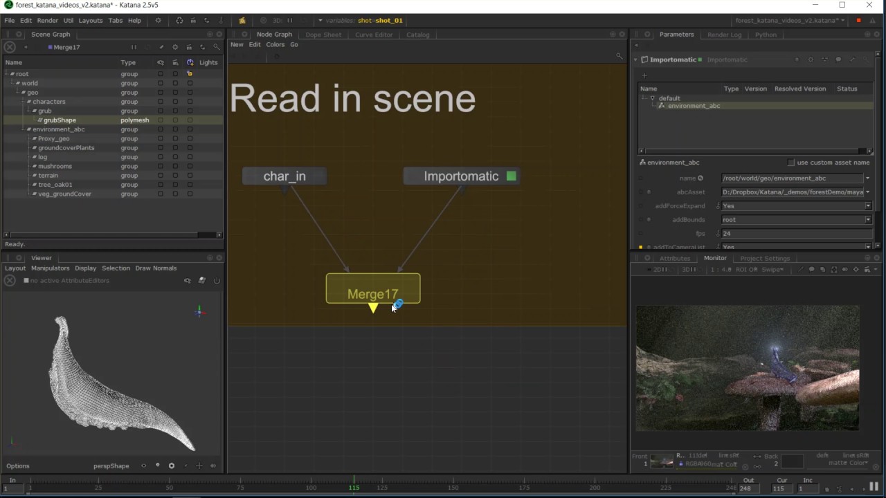 Working in Katana - Importing and Loading Assets