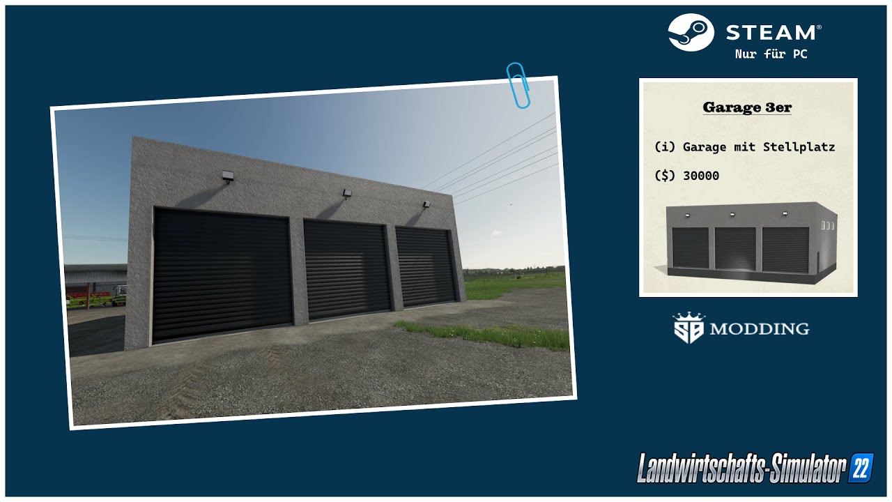 FS22_Garage_3er V 1.0.0.0 - FS 22