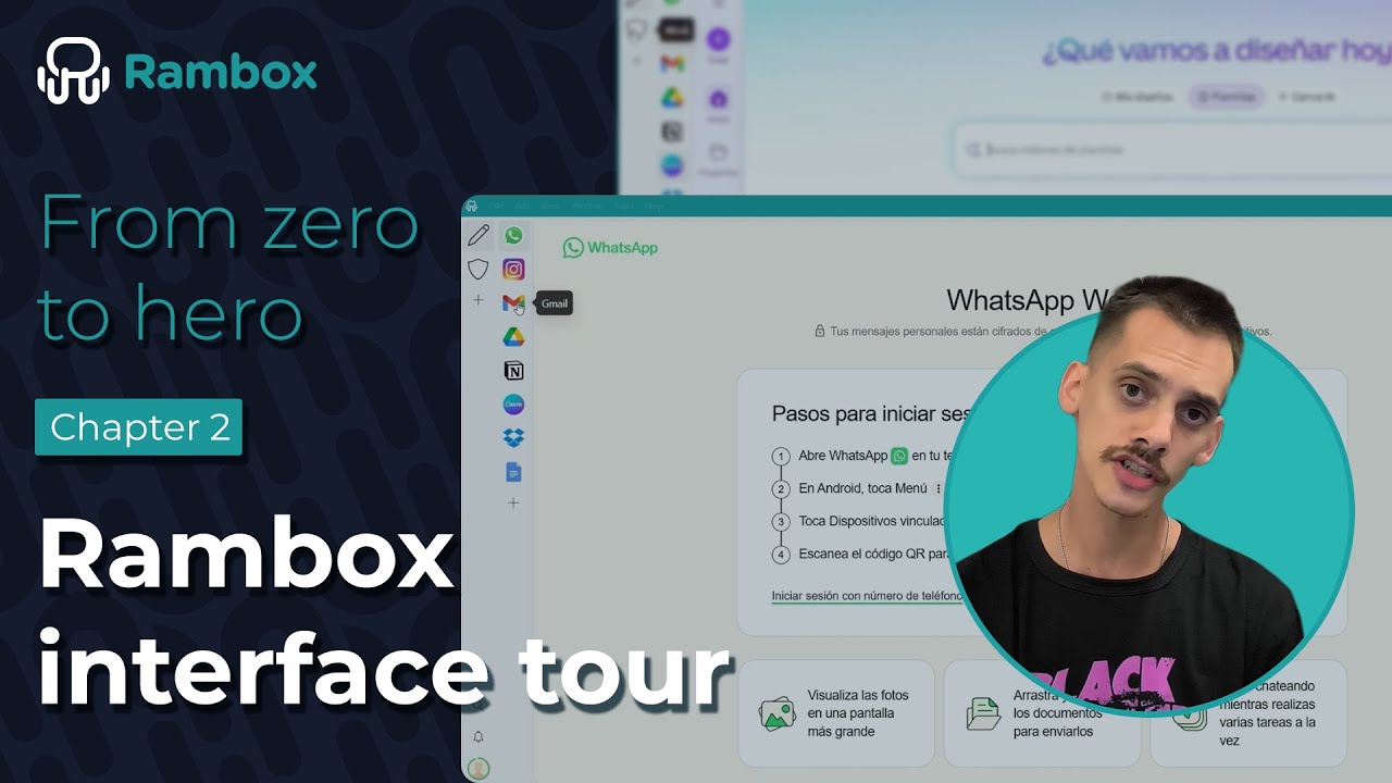 From zero to hero: Chapter 2 - Rambox interface tour