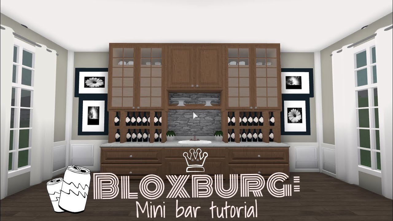 Roblox Bloxburg: Mini bar tutorial!