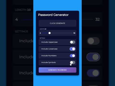 Password Generator Step by Step Tutorial