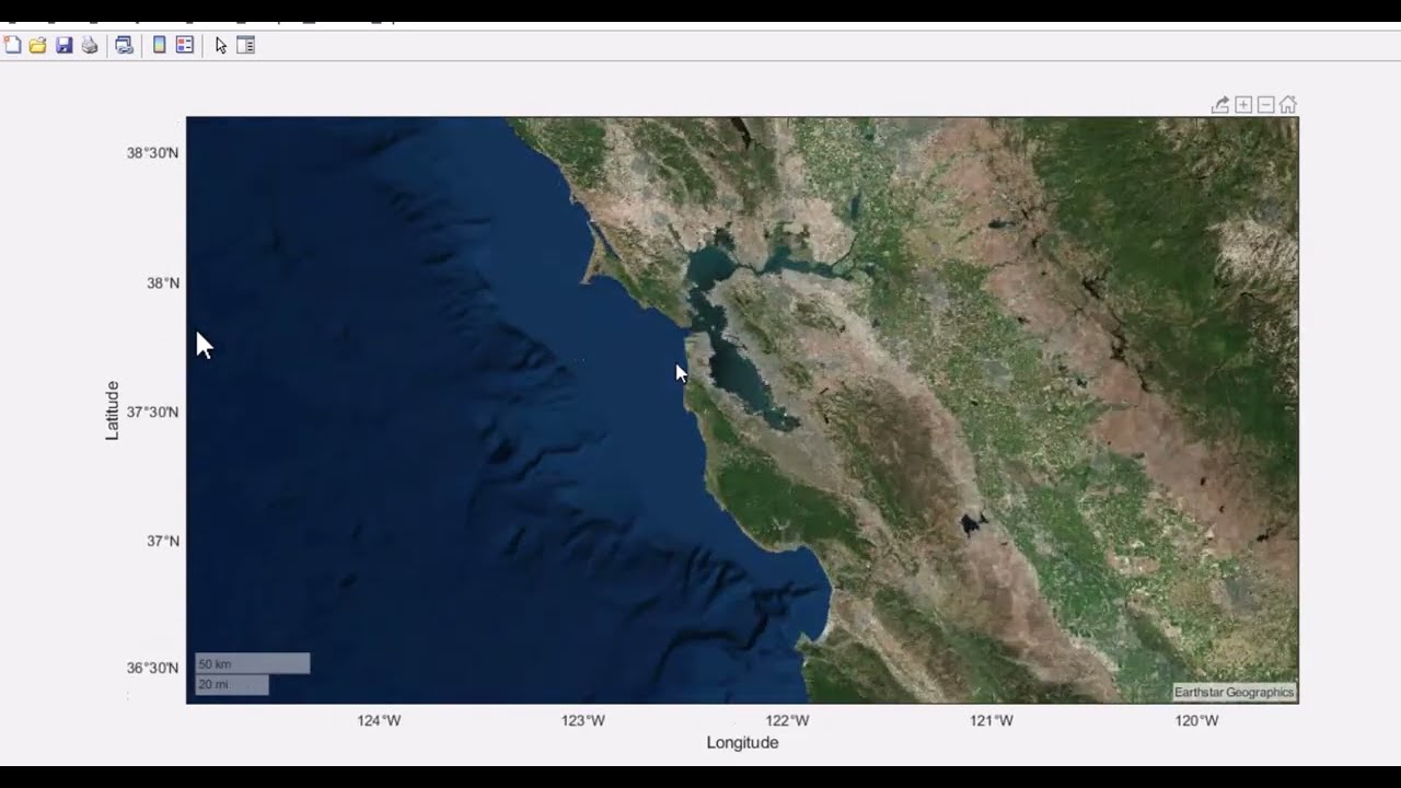 Plot Geographic Data on a Map  using MATLAB | MATLAB Solutions #matlabsproject #matlab