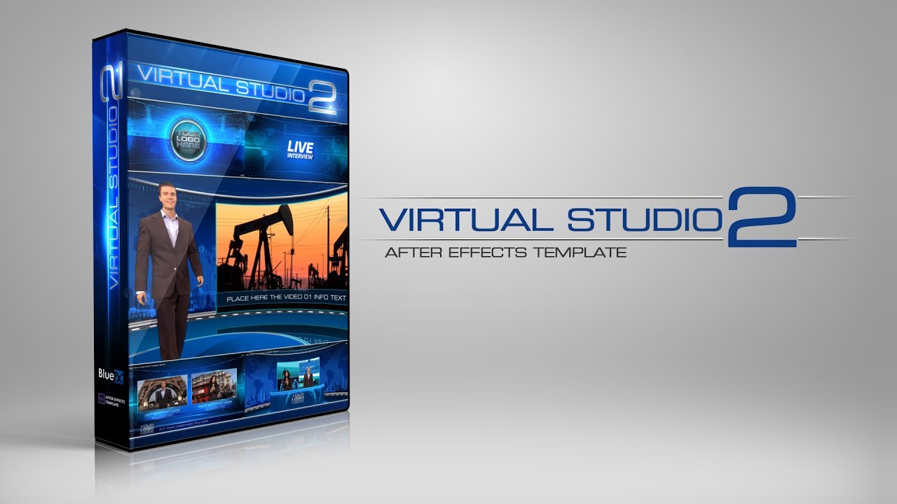 After Effects Virtual Studio Template | BlueFX