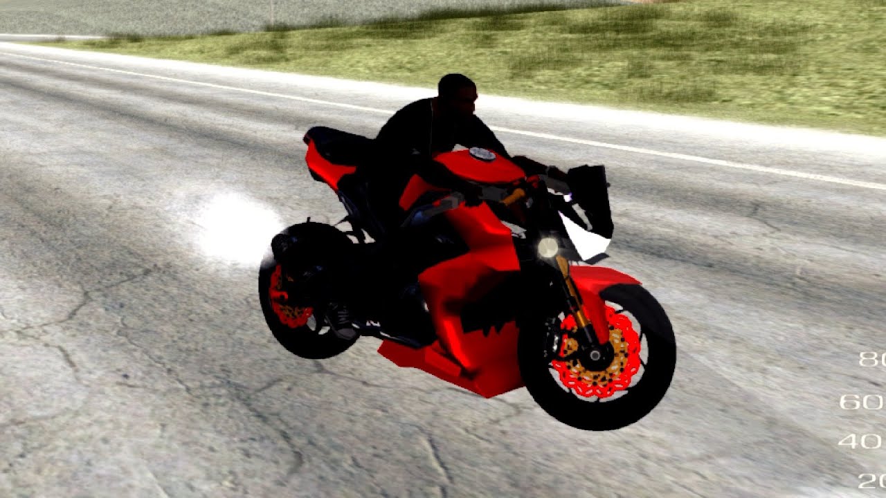 Kawasaki z250 red edition - GTA: SA