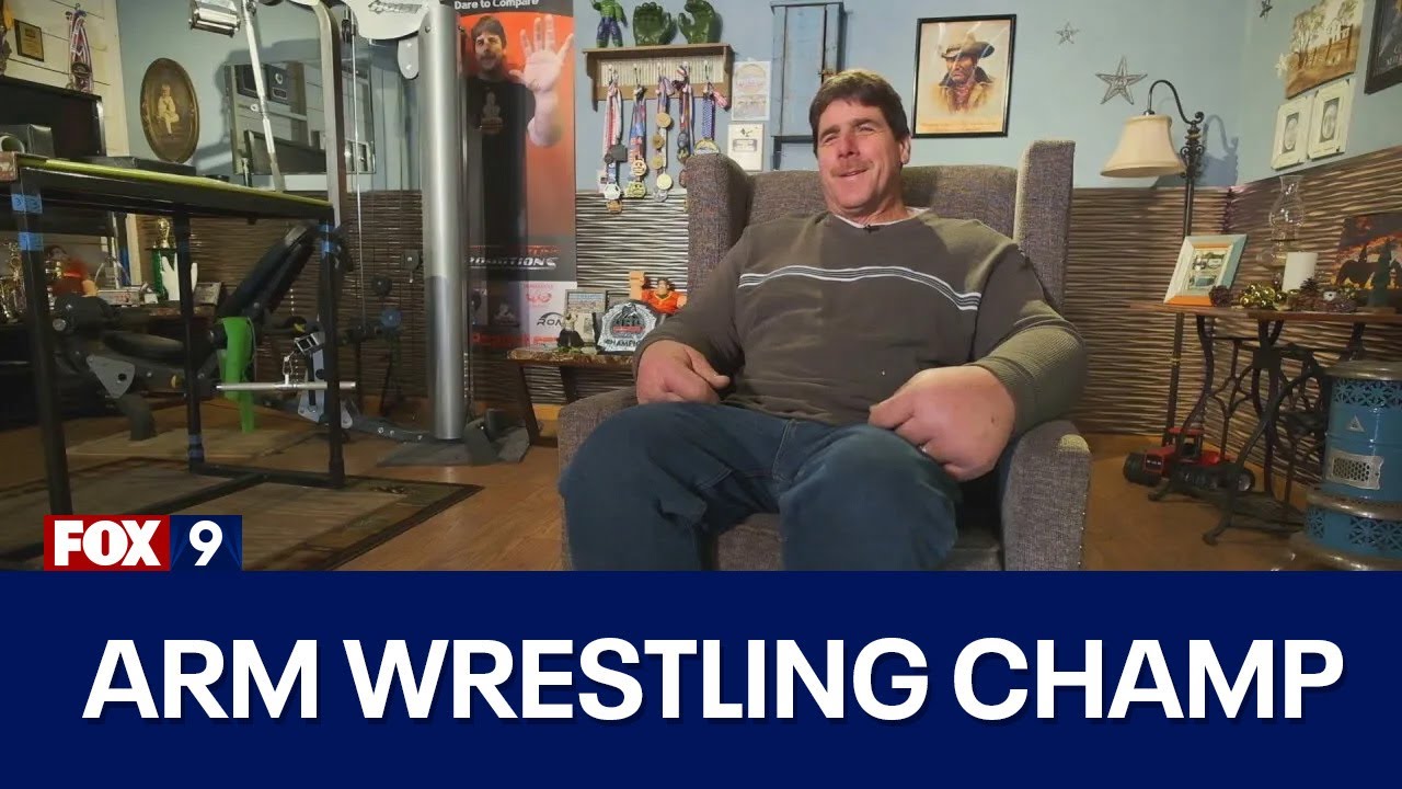 Minnesota man with sizeable arms becomes arm wrestling champ I KMSP FOX 9