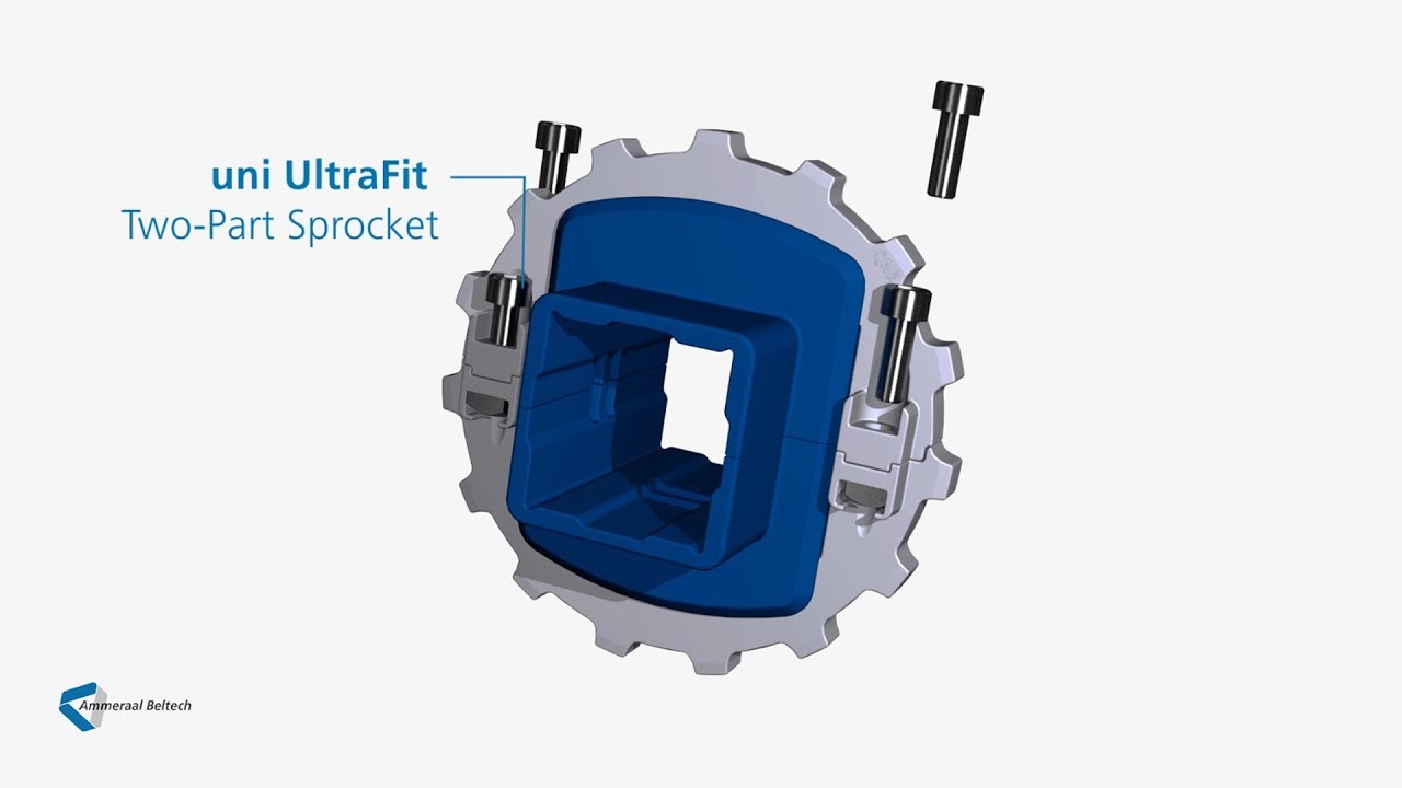 uni UltraFit - Two-Part Sprocket System | Ammeraal Beltech