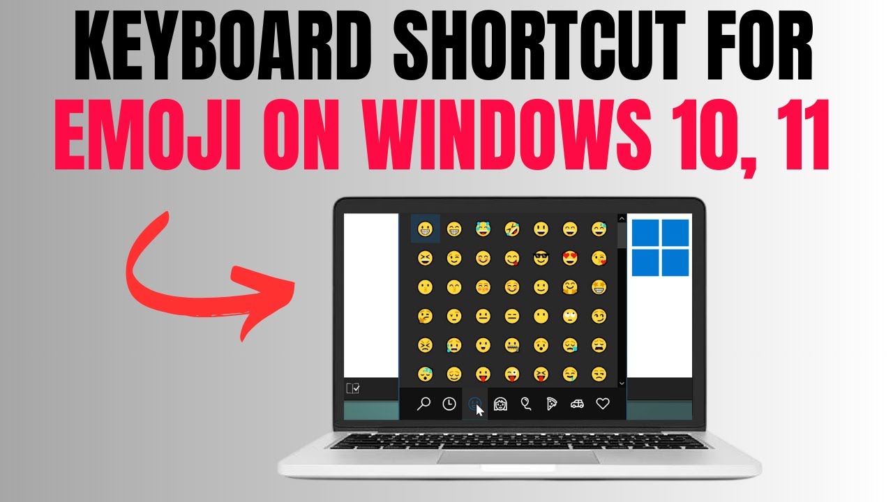 Keyboard Shortcut For Emojis On Windows 10, 11 PC - 2025 Tutorial