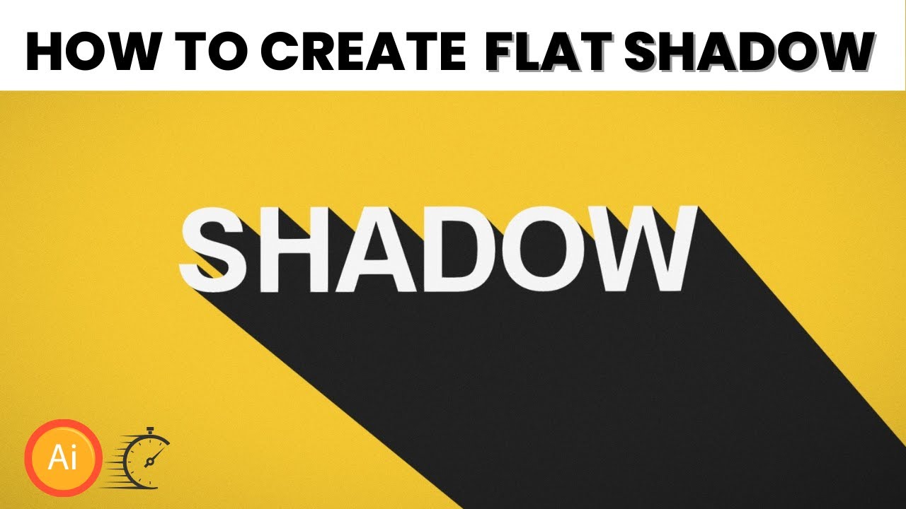 Easy Flat Shadow Creation in Illustrator: A Tutorial for Graphic Designers