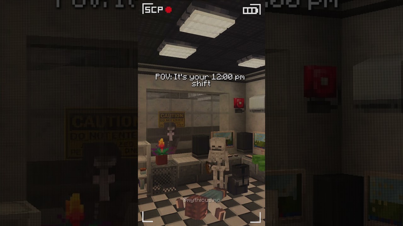 SCP apocalypse! #minecraft #fyp #survival #trend #viral #mythicus #scp #addons