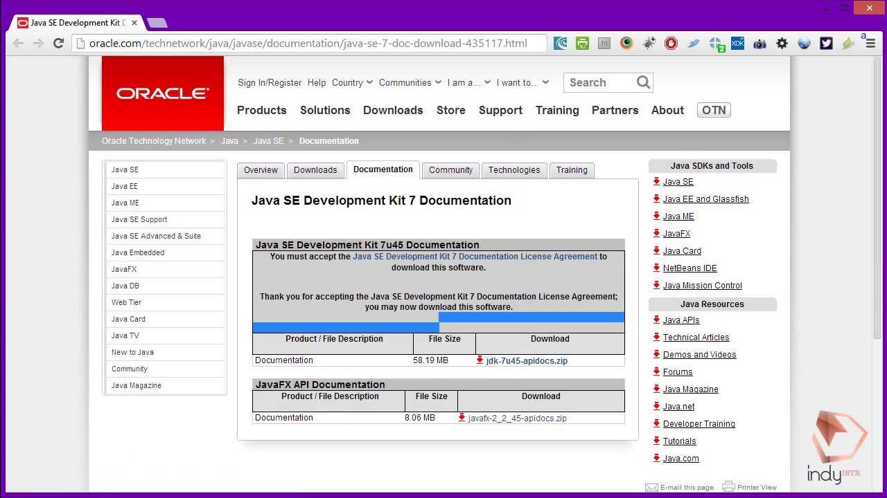 Installing JavaDoc on Eclipse