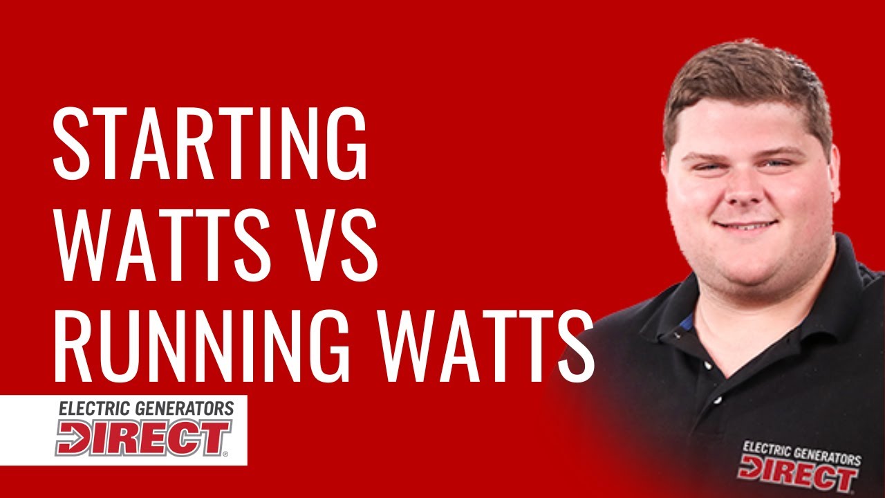 What is the Difference Between Starting and Running Watts?