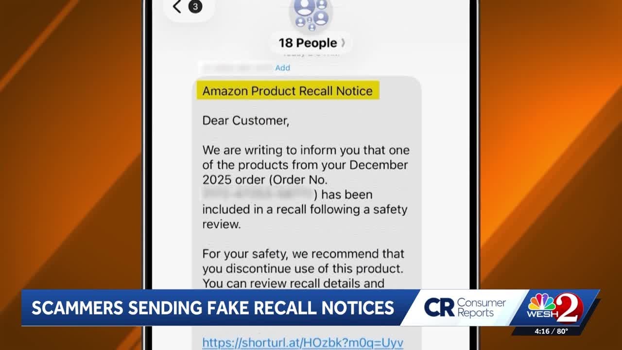 Recall text scam | Consumer Reports