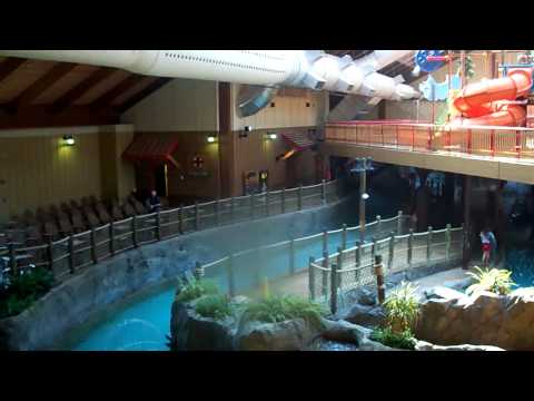 Six flags Great Escape lodge indoor water park "White water bay"