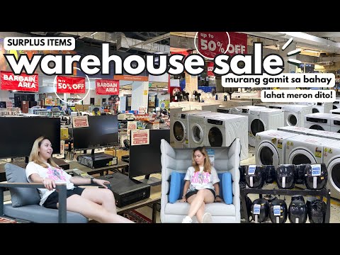 WAREHOUSE SALE | Branded Appliances, Kitchenware, Furniture & A LOT MORE | Price Update & Tour
