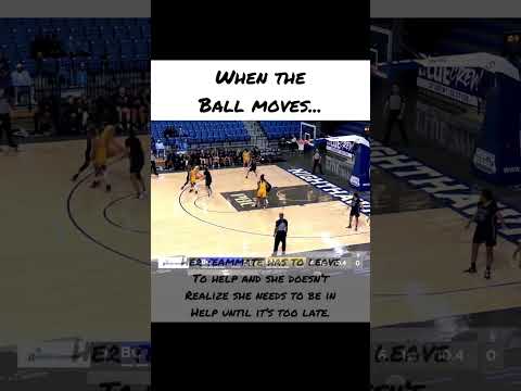 Help Defense Means Moving When The Ball Does (Basketball)