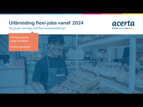 ETION - Uitbreiding flexi-jobs vanaf 2024
