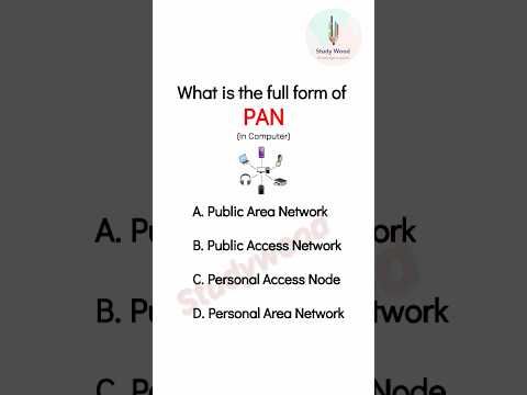What is the full form of PAN in Computer? #shorts