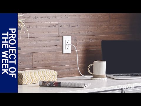 Leviton - T5833-W - WH COMBDUP REC TYPE AC USBPT CHGR20A125V - RS