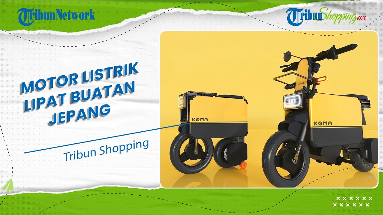 Inovasi Baru Motor Listrik Lipat Buatan Jepang, Desain Simple & Ramah ...