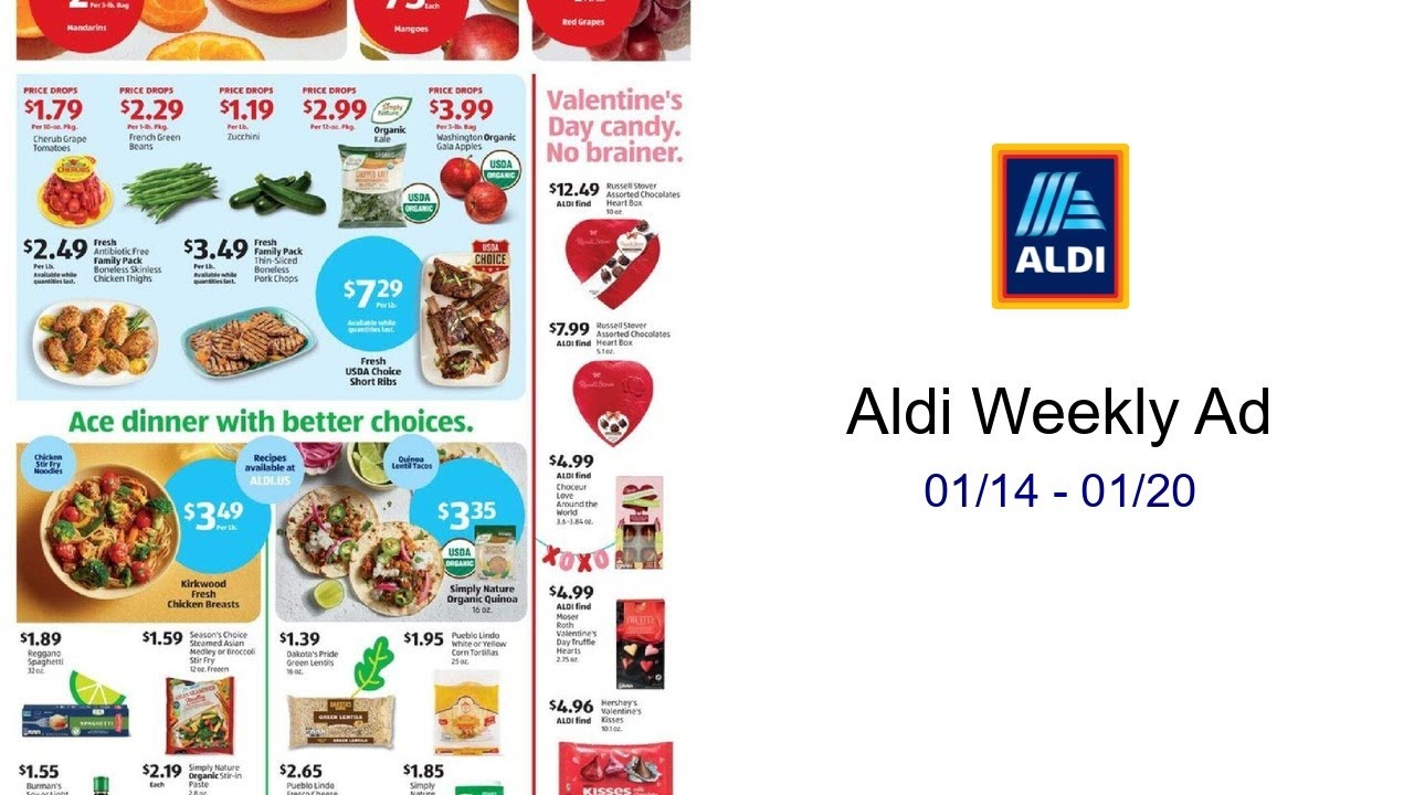 Aldi Weekly Ad 01/14 - 01/20