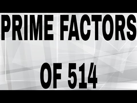 PRIME FACTORS OF 514