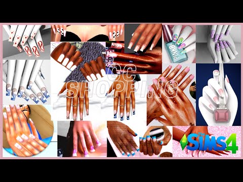 CC SHOPPING | SHORT AND MEDIUM NAILS || SIMS 4
