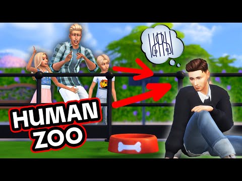 I built an unethical human zoo in The Sims 4
