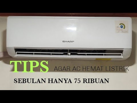 Cara agar AC hemat listrik #ac #sharp