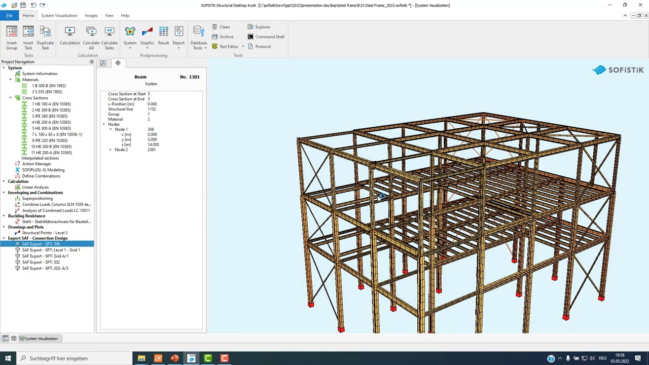 IDEA StatiCa and SOFiSTiK