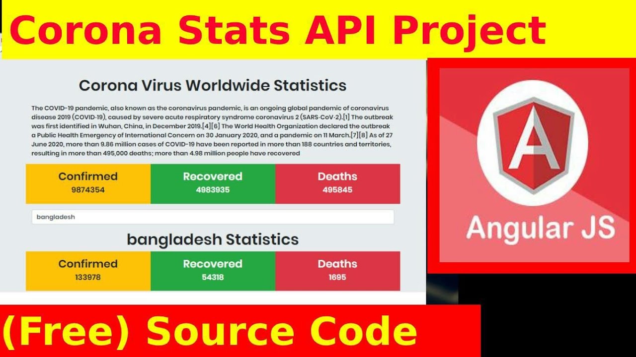 AngularJS Project - Fetch data from API