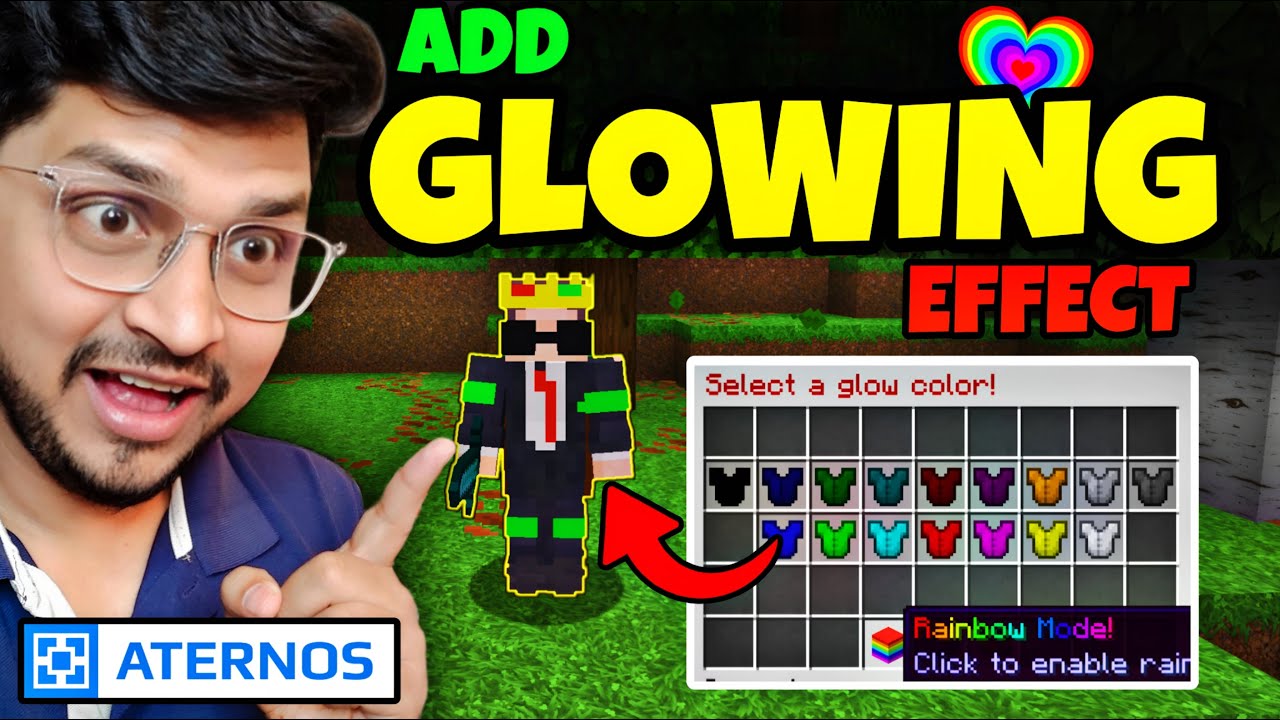 How To Add Glowing Effect in Minecraft Aternos | Best Glow Plugin for Minecraft