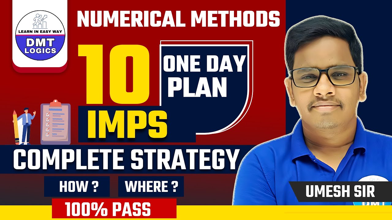 Numerical Methods Important Questions with answers PDF | 5th sem maths 6A Paper | 5th sem imps