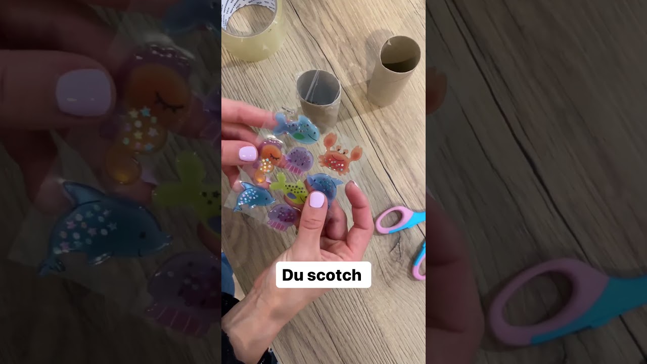 🐬✨ACTIVITÉ : UN PROJECTEUR À MOINS DE 1€ ! (DIY) ✨🦀 #diy #activités #jeu #bébé