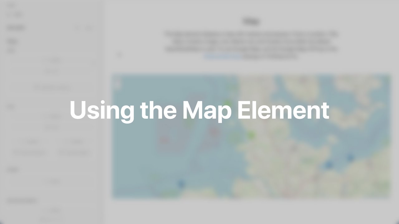 Using the Map Element | YOOtheme Documentation