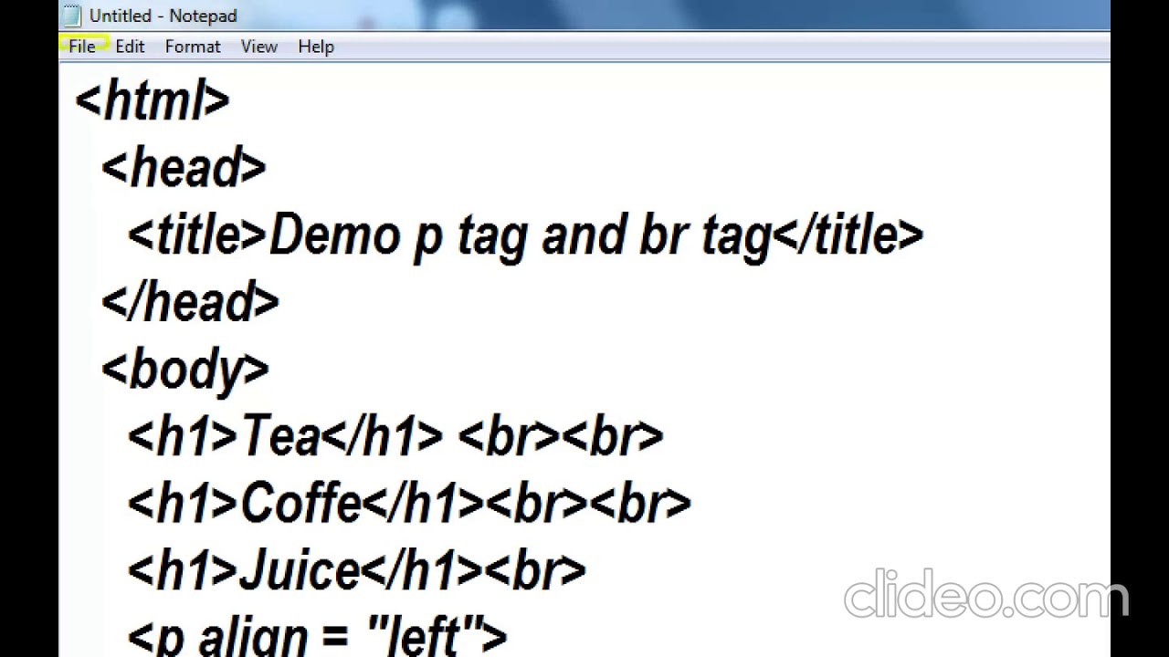 IGCSE ICT Class 7 - HTML basics (part 3)