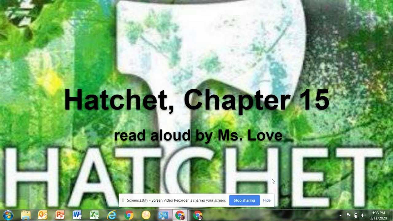 Hatchet, by Gary Paulsen, Chapter 15