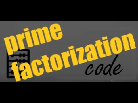 Find Prime Factors Of A Number | Python App Tutorial