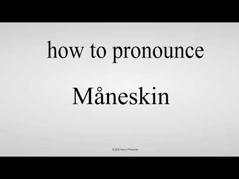 How to pronounce Måneskin (CORRECTLY)