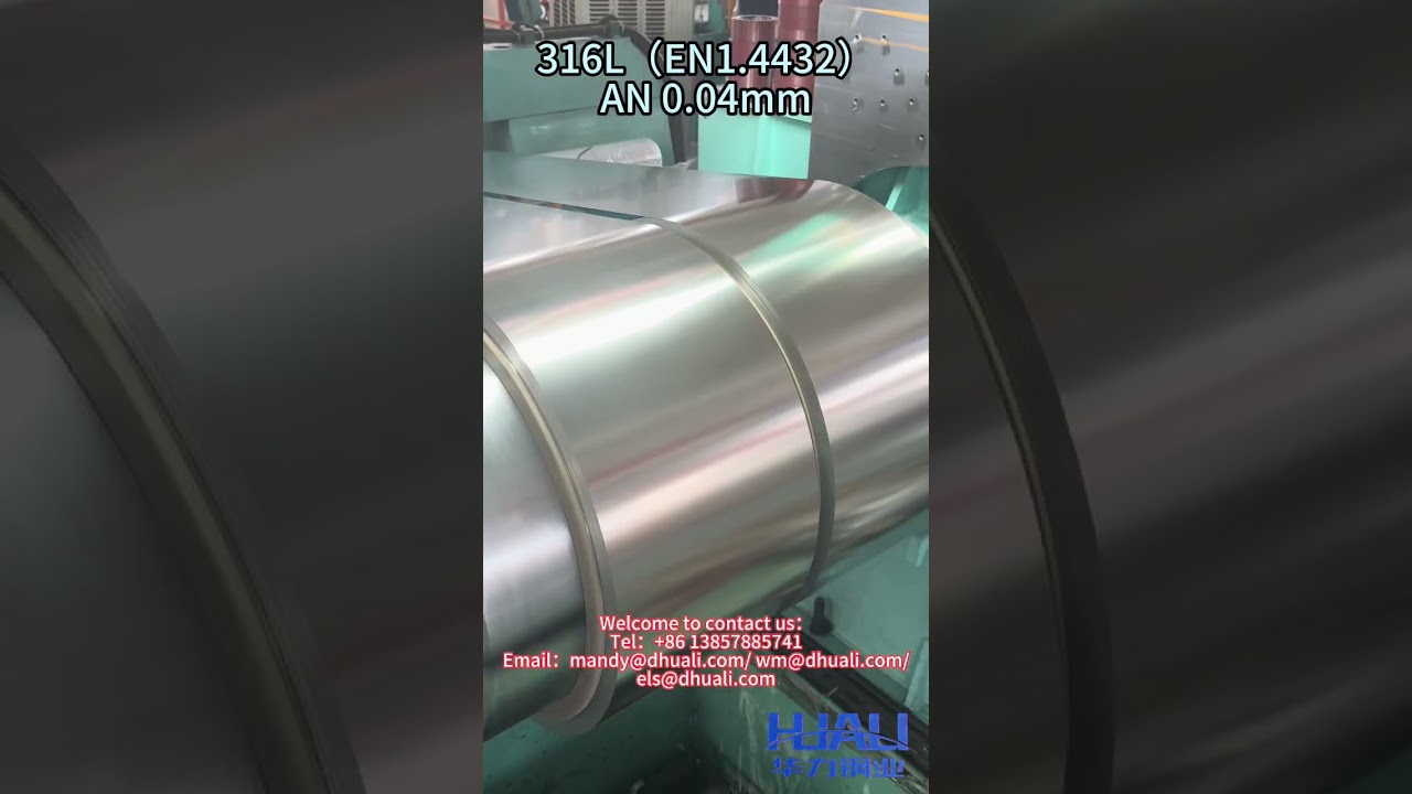316L Stainless Steel Austenitic Soft AN 0.01mm~3mm #shorts #factorysale #316l #ningbo