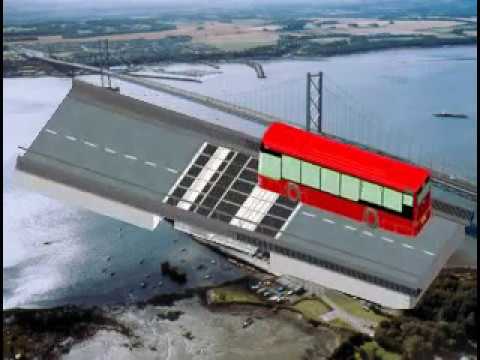 Forth Road Bridge main expansion joints - animation created in 2008