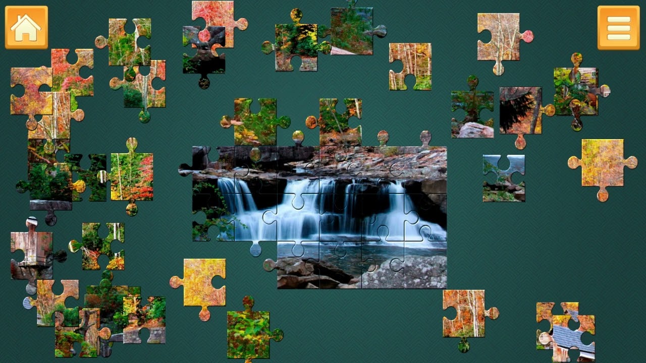 Best Android Games - Landscape Jigsaw Puzzles Gameplay