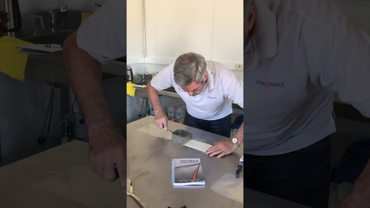 PROMAX 🟦🟧🟦  laboratory sample of thermoplastic for road marking