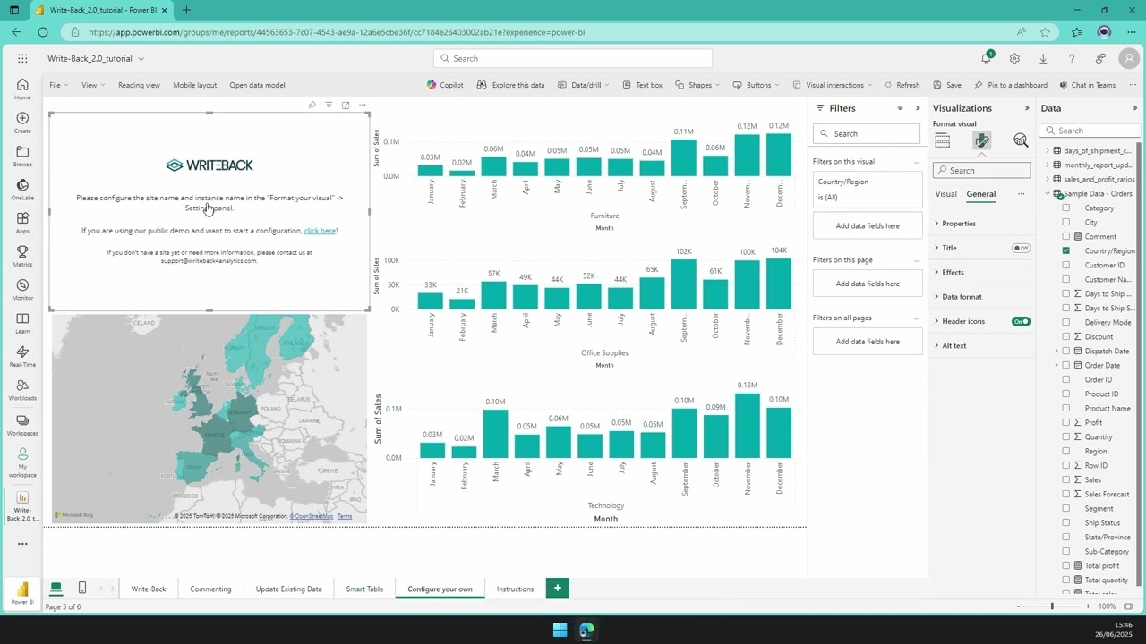 (Write-Back for Power BI) Quick Overview for Dashboard Creators: How to configure new datasets