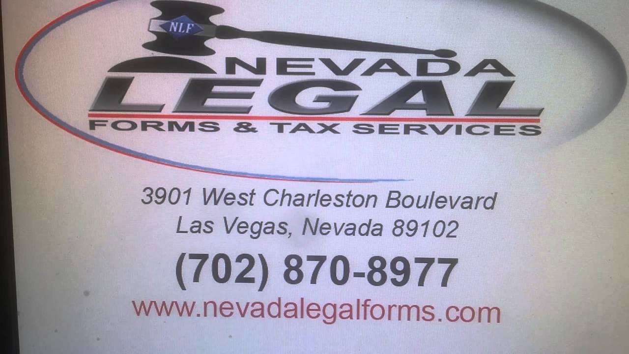 Nevada Legal Forms & Tax Services