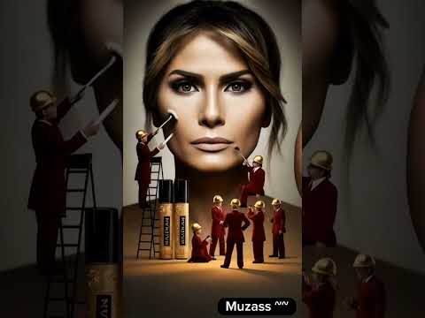 Melania Trump Face Make Up by Mini Worker #donaldtrump #melaniatrump