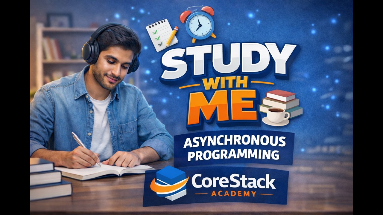 5 Hour Study With Me LIVE 🔥 | Asynchronous Programming in .NET | Deep Focus Coding Session
