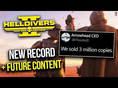 Helldivers 2 Smashes Records Yet Again, CEO Teases Future Content