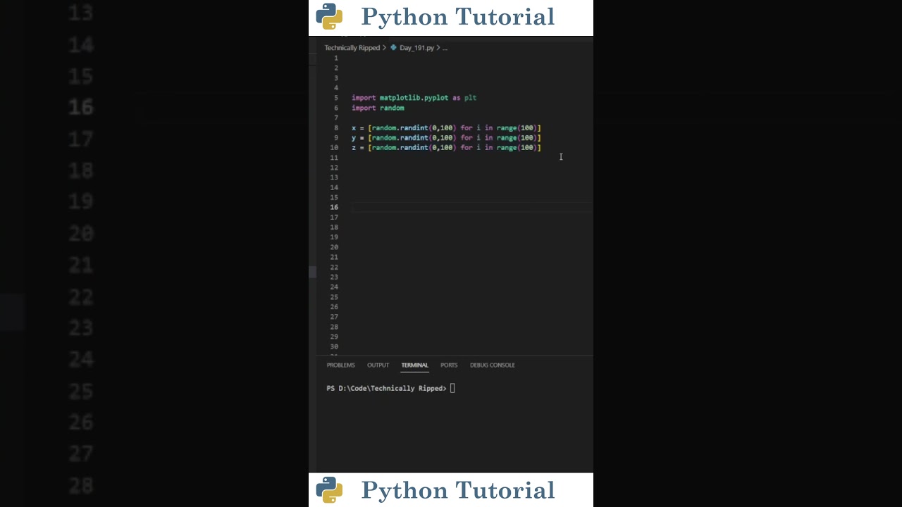 How To Make 3D Scatterplot In Python | Python Tutorial