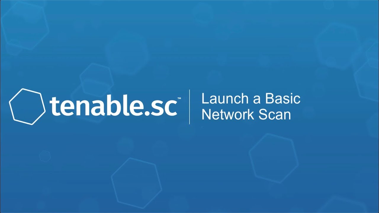 Launch a Basic Network Scan in Tenable.sc