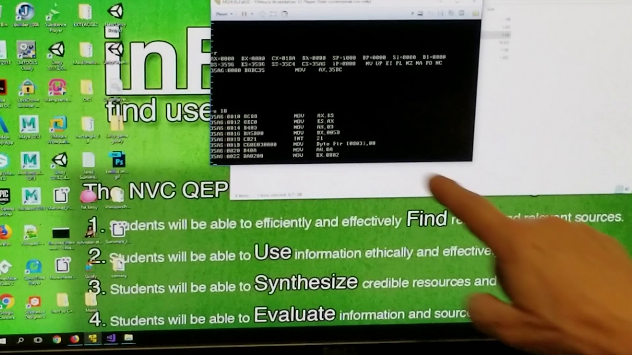 MS-DOS symdeb debugging tutorial part1